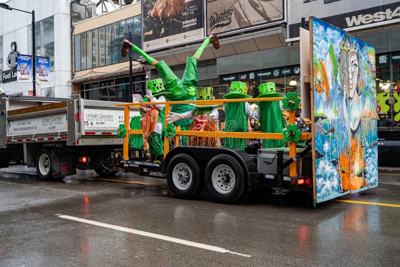 View of St. Patrick S Day Parade 2025 in Toronto Editorial Stock Image ...