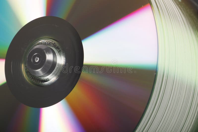 View of a Stack of Cd`s Against a White Background in a Studio ...
