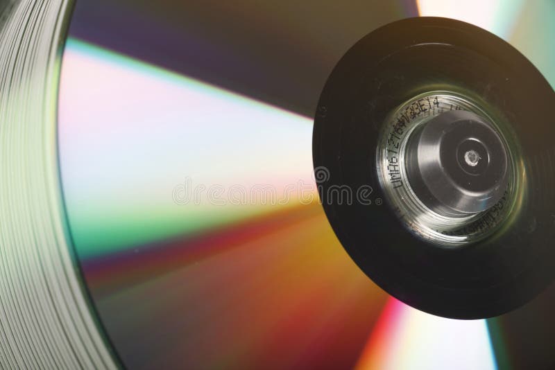 View of a Stack of Cd`s Against a White Background in a Studio ...