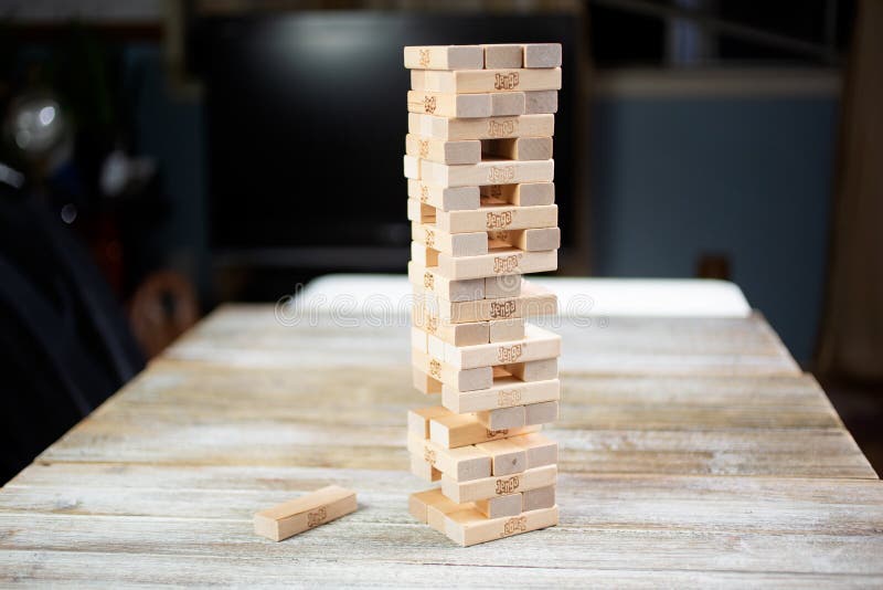 Jenga blocks - cu editorial stock photo. Image of group - 183453133