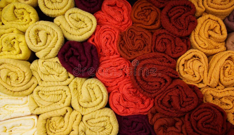 Rolled Up Cloths for Cleaning Stock Image - Image of housework, duster ...