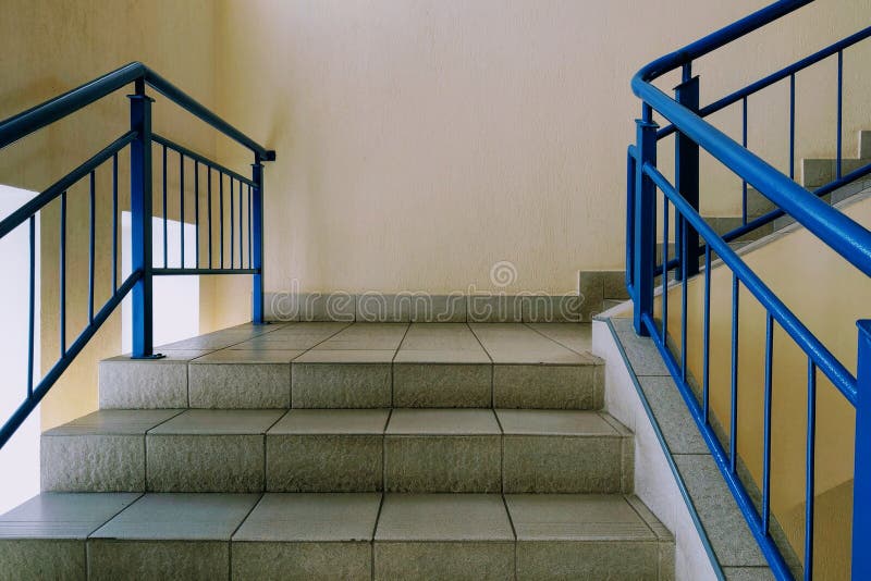 View of the Stairs and Steps in an Office Building or Residential ...
