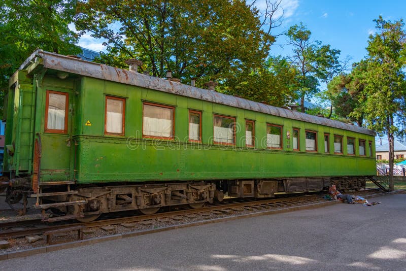 View of Stalin???‚?„?s Train in Gori, Georgia Editorial Stock Image ...