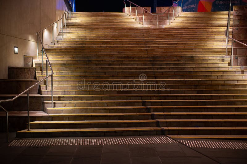 View of Steps in a Section of Federation Square Editorial Stock Image ...