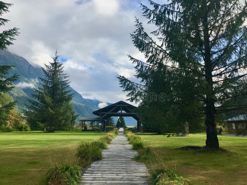 View from the Stewart at the Border with Alaska Stock Photo - Image of ...