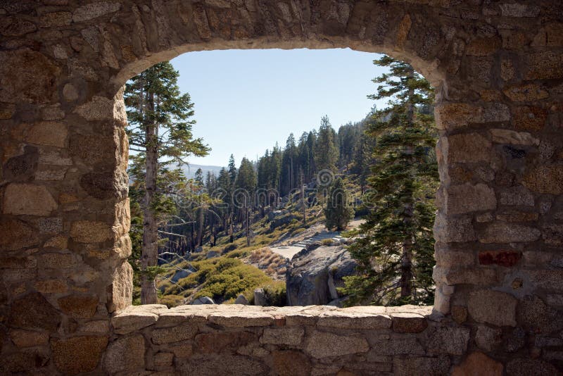 Window in stone wall stock image. Image of brick, house - 11009127
