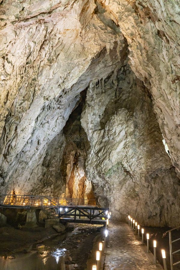 Stopica Cave on the Slopes of Mount Zlatibor, Serbia. Stock Photo ...