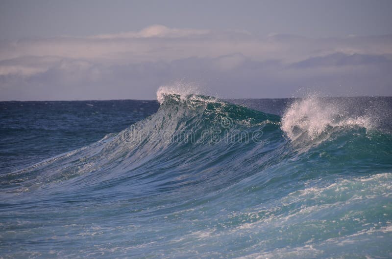 View of Storm Seascape stock photo. Image of splash - 218614952