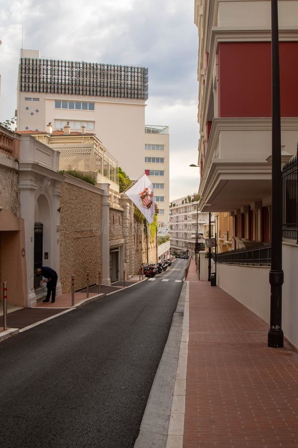 A View of Street Level in the Principality of Monaco Editorial ...