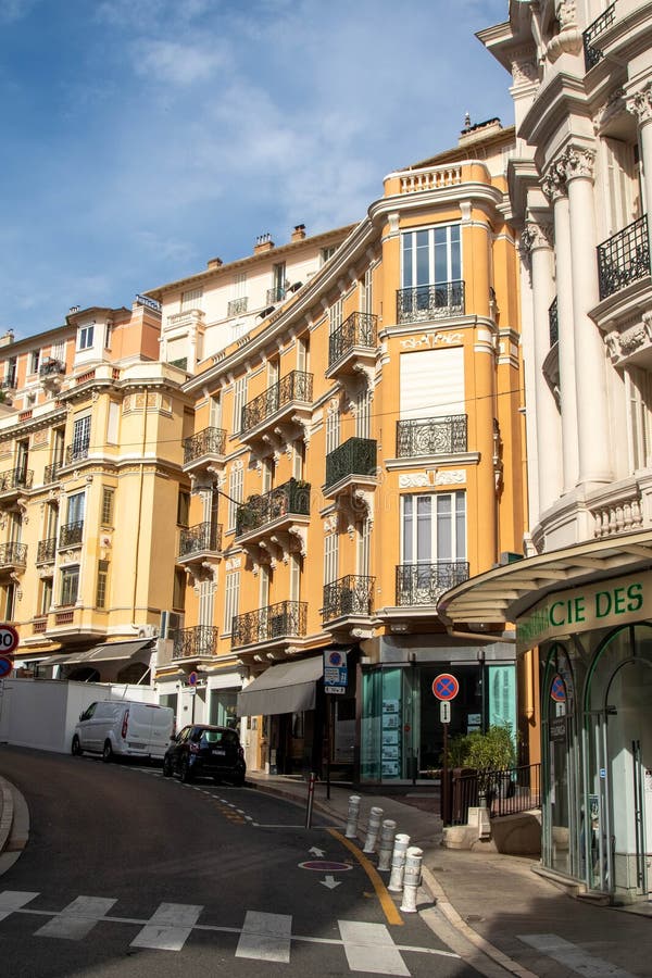 A View of Street Level in the Principality of Monaco Editorial Image ...
