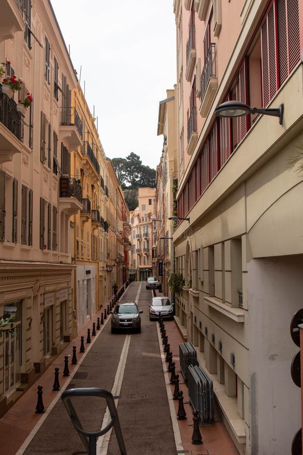A View of Street Level in the Principality of Monaco Editorial Stock ...