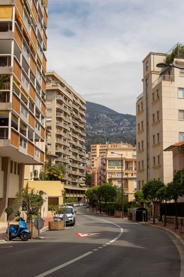 A View of Street Level in the Principality of Monaco Editorial ...
