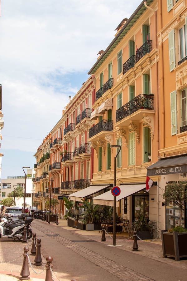 A View of Street Level in the Principality of Monaco Editorial Stock ...