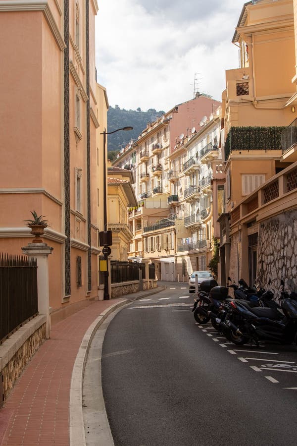 A View of Street Level in the Principality of Monaco Editorial Stock ...