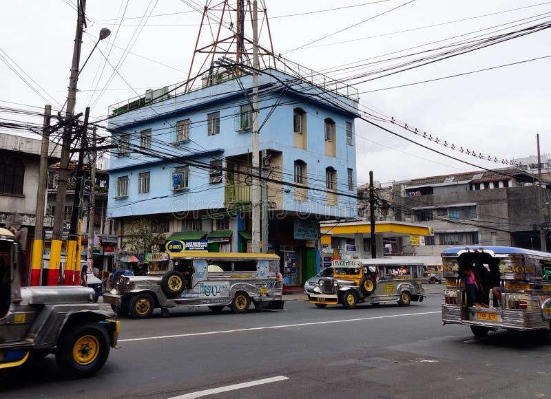 View of the Street in Manila, Philippines Editorial Photography - Image ...