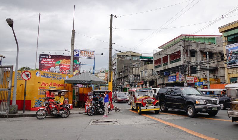 View of the Street in Manila, Philippines Editorial Photo - Image of ...