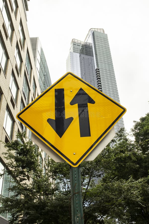Street signs in the city stock image. Image of stop - 197636689