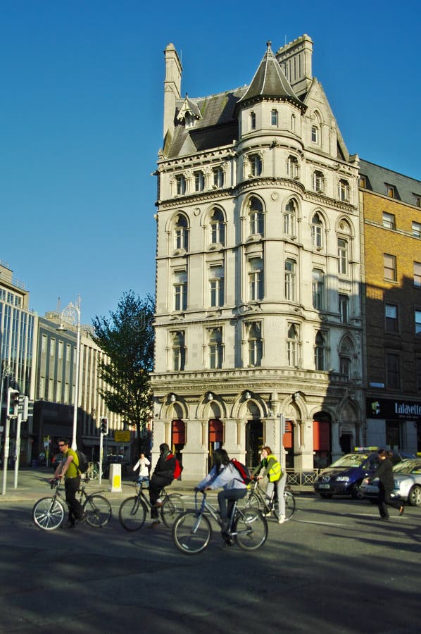 View of the Streets of Dublin in Spring Time Editorial Photography ...