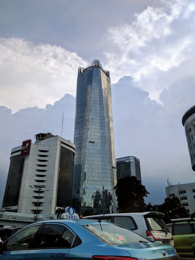 View of a Jakarta in Java, Indonesia Editorial Image - Image of town ...