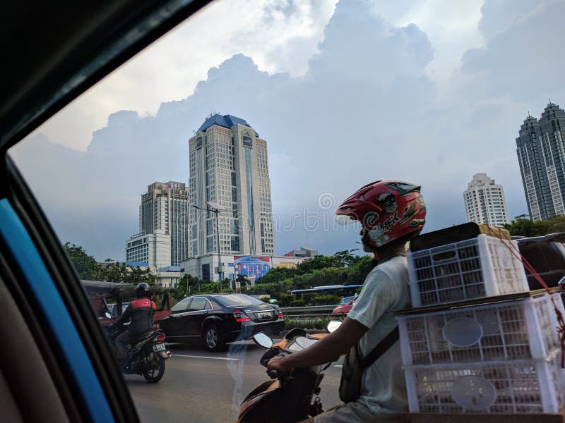 View of a Jakarta in Java, Indonesia Editorial Photography - Image of ...