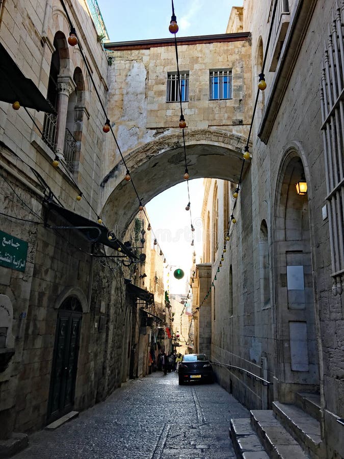 A View of the Streets of Jerusalem Editorial Stock Image - Image of ...