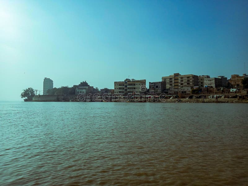 View of Sukkur stock photo. Image of blue, sukkur, time - 168213348