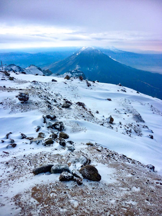 View from the Summit of the Chachani Volcano 6057m, Arequipa, Peru ...