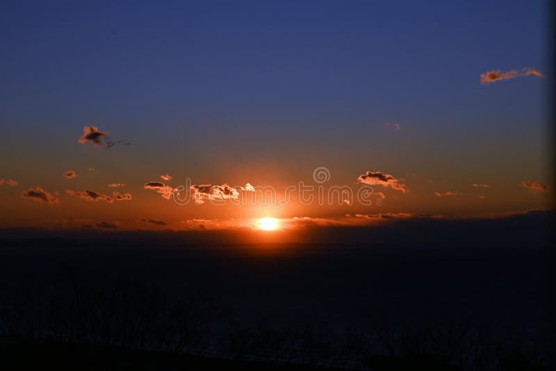 A View of the Sunrise Morning Glow. Stock Photo - Image of nature ...