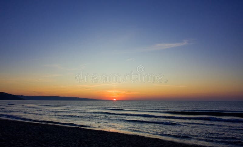 View of sunset stock photo. Image of tropical, summer - 10758658