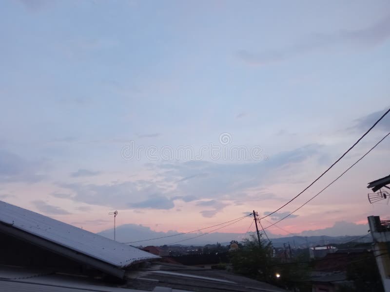 The View at Sunset Over the Highlands Stock Photo - Image of mountain ...