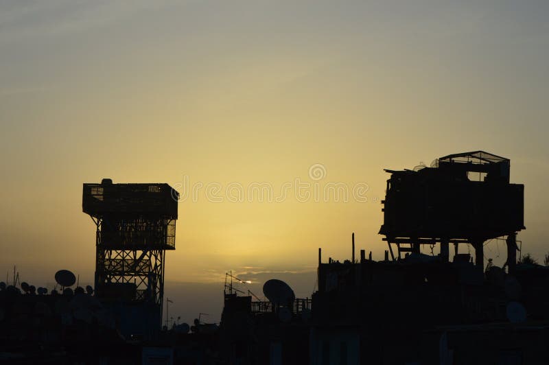 View of the Sunset with an Unforgettable Magical View Stock Image ...