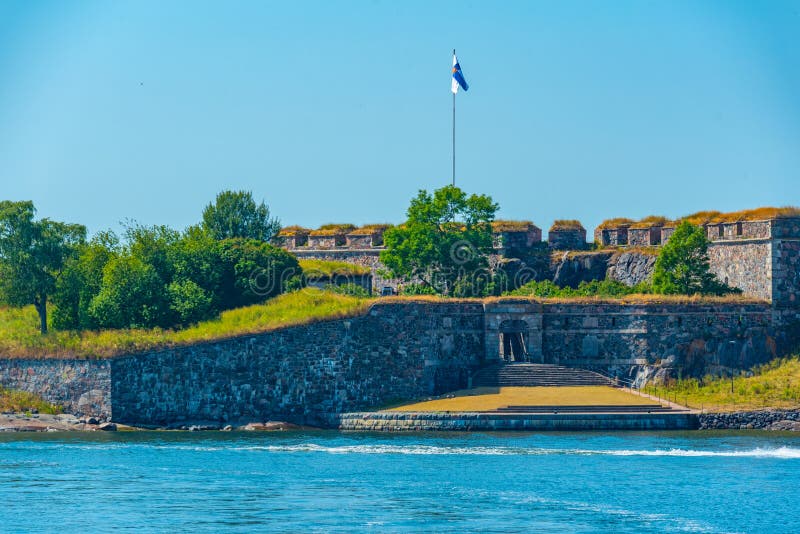 View of Suomenlinna Fortress in Finland Stock Image - Image of maritime ...