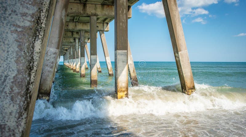 Under the Pier stock image. Image of alone, relaxing - 186826887
