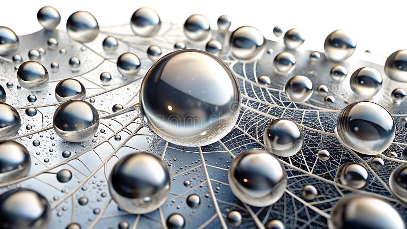 Surface Covered with Numerous Clear Water Droplets Texture Png ...