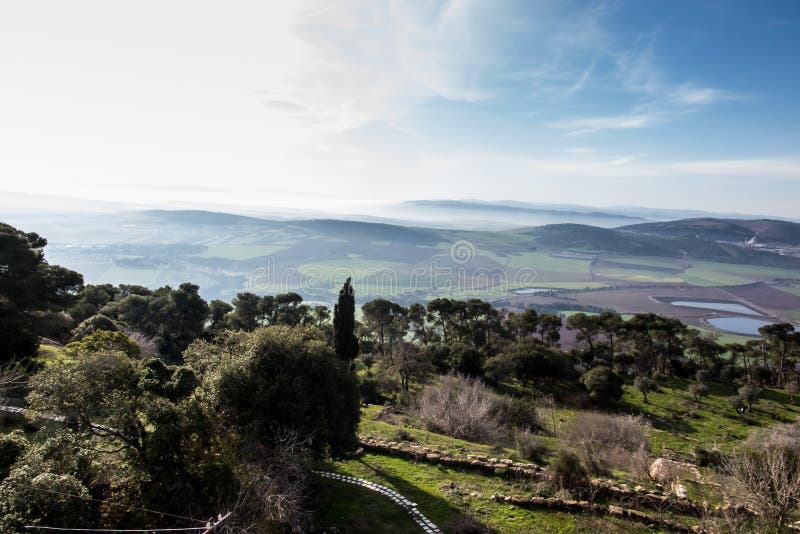 View of the Surrounding Area from Mount Tabor, that is from the ...