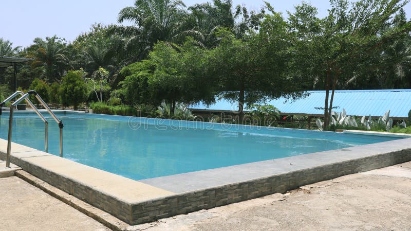 The View of the Swimming Pool Stock Photo - Image of presentation ...
