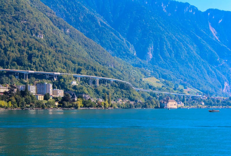 View of the Swiss Alps editorial stock image. Image of ages - 41054694