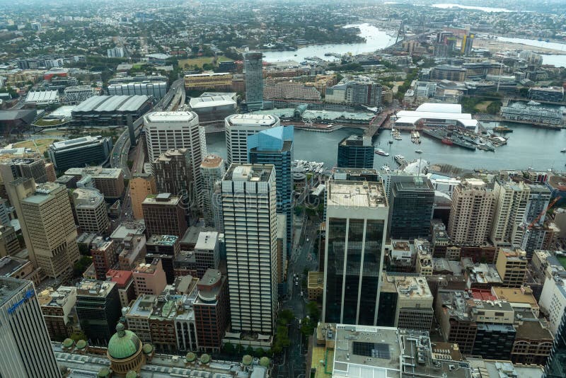 View from the Sydney Tower Eye Editorial Photo - Image of tower ...