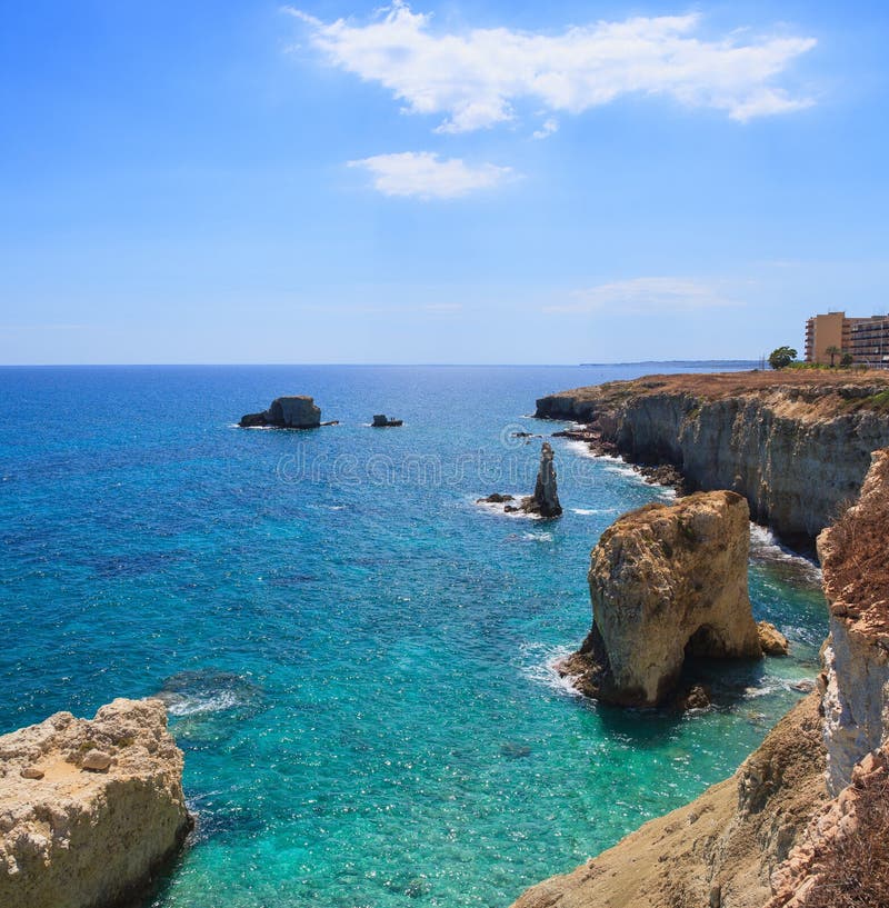 View of Syracuse, Ortiggia, Sicily, Italy, Houses Facing the Sea Stock ... View of Syracuse, Ortiggia, Sicily, Italy, Houses Facing the Sea Stock ...