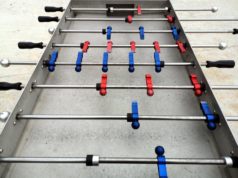 View of table football stock photo. Image of football - 192750624