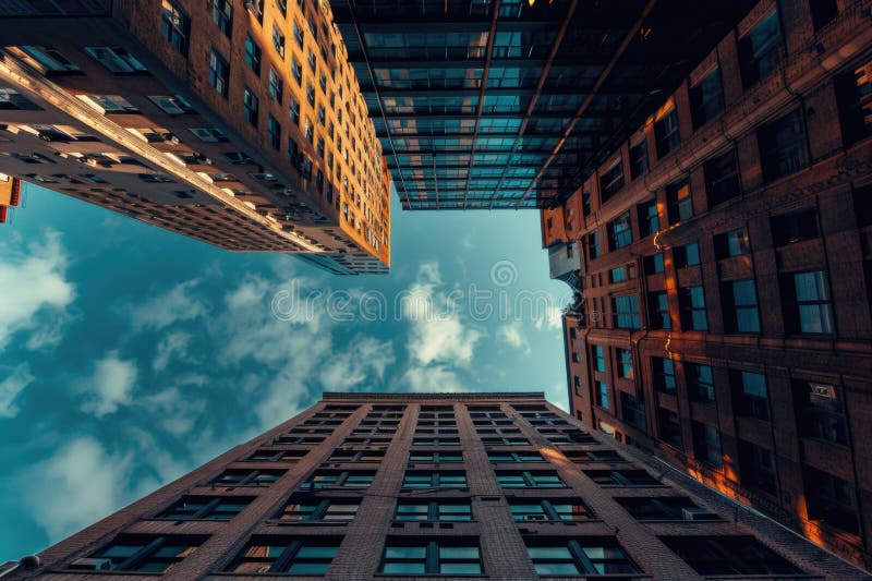 View Tall Building Ground Level People Walking Stock Photos - Free ...