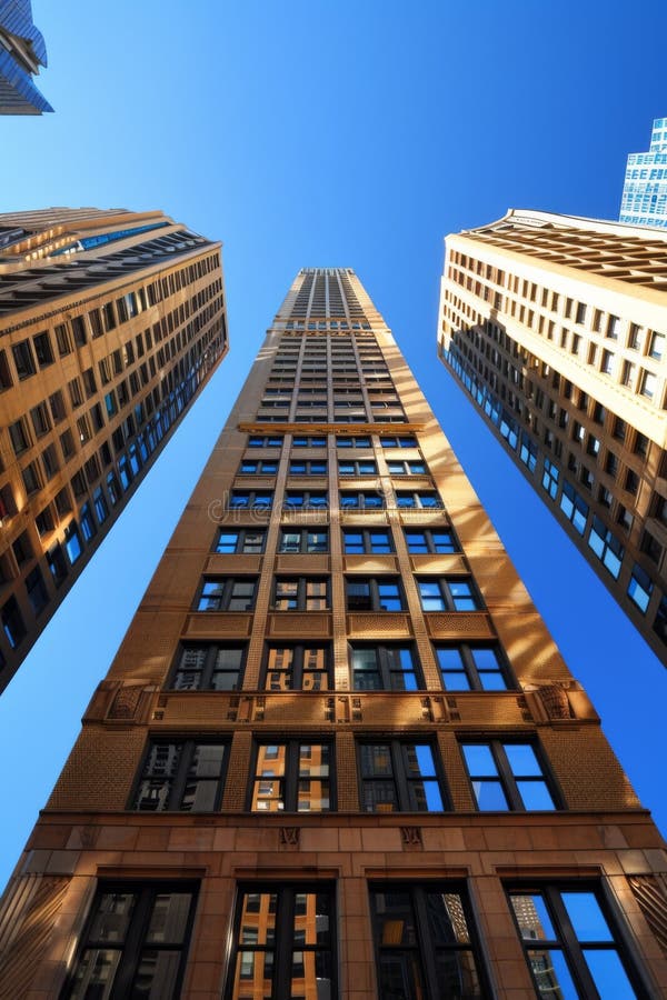 Tall Building with Many Windows Stock Image - Image of reflection ...