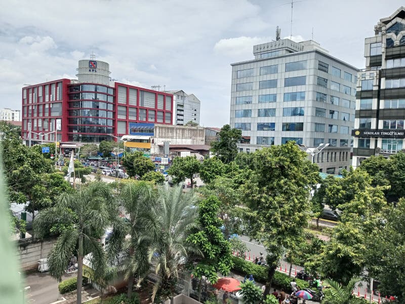 View of Tall Buildings in the City Editorial Photo - Image of ...