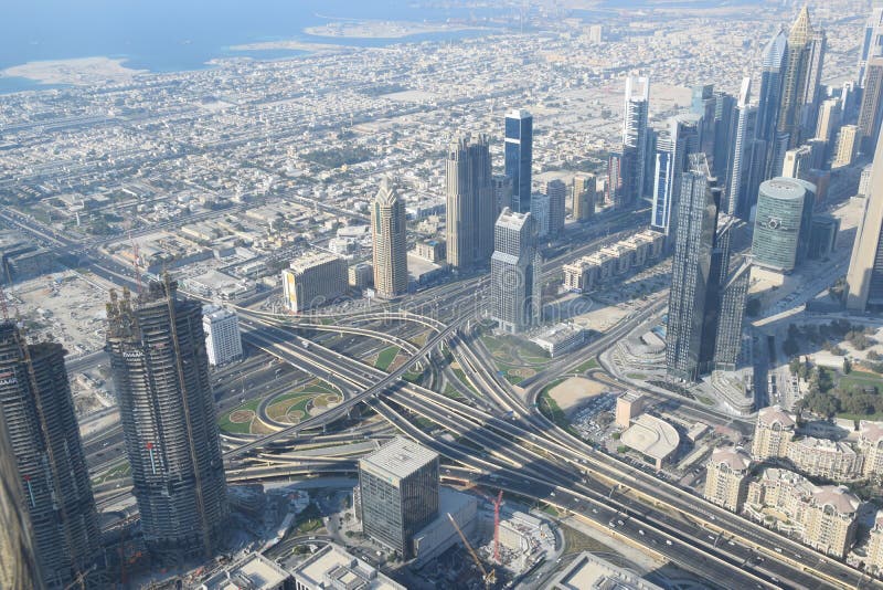 View from the Tallest Building in the World Editorial Stock Image ...