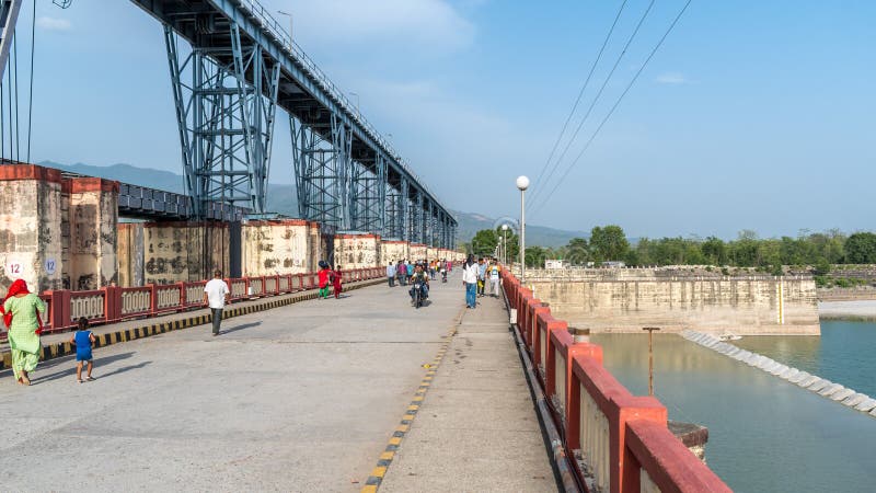 Tanakpur Hydroelectric Project, Tanakpur Dam Editorial Photography ...