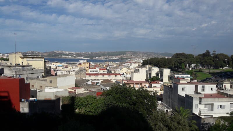 View of tangier stock image. Image of view, house, city - 97220519