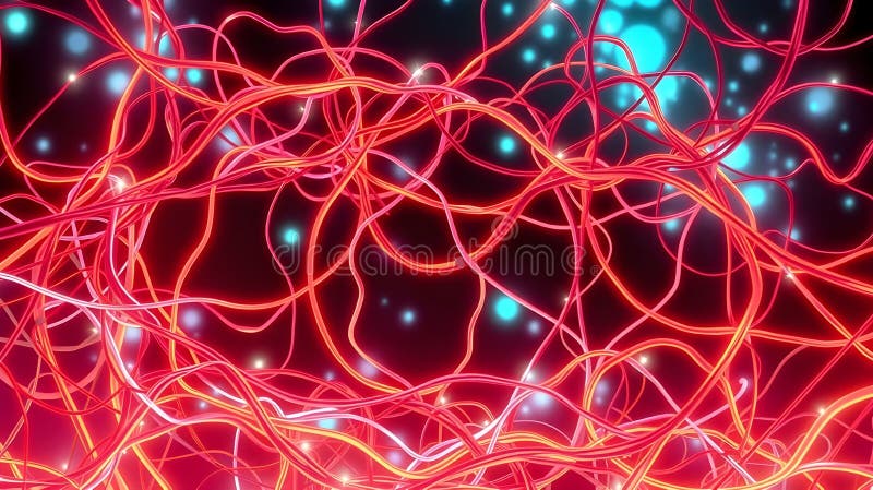 A Tangled Web of Wires Representing Debt Stock Illustration ...