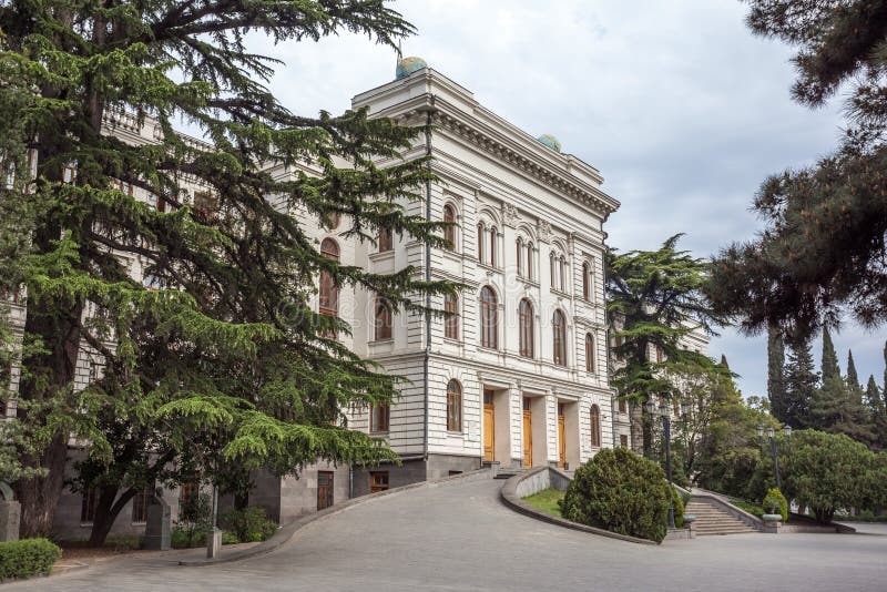 Tbilisi University stock photo. Image of clouds, house - 59040146
