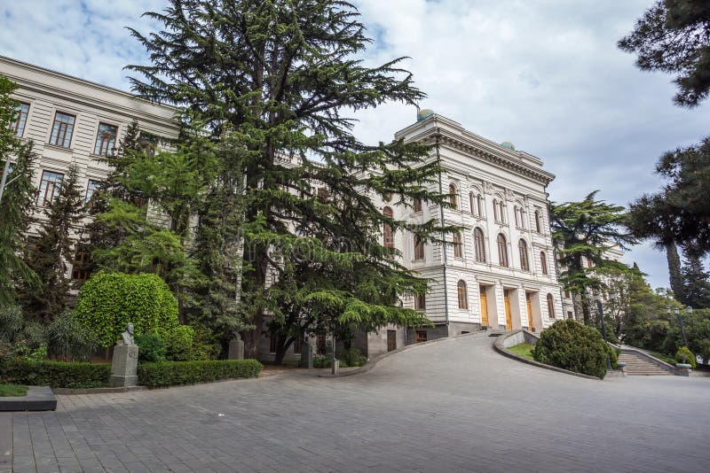 View of Tbilisi State University, Established 1918 Stock Image - Image ...