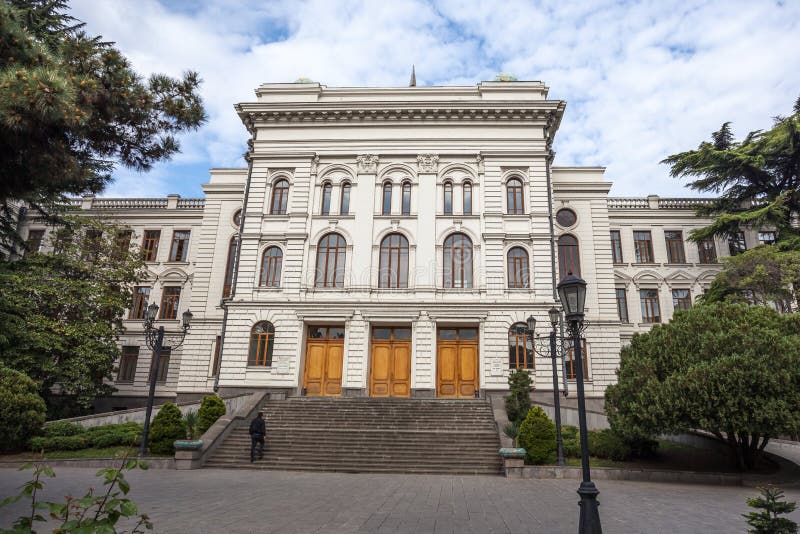Tbilisi University stock photo. Image of clouds, house - 59040146